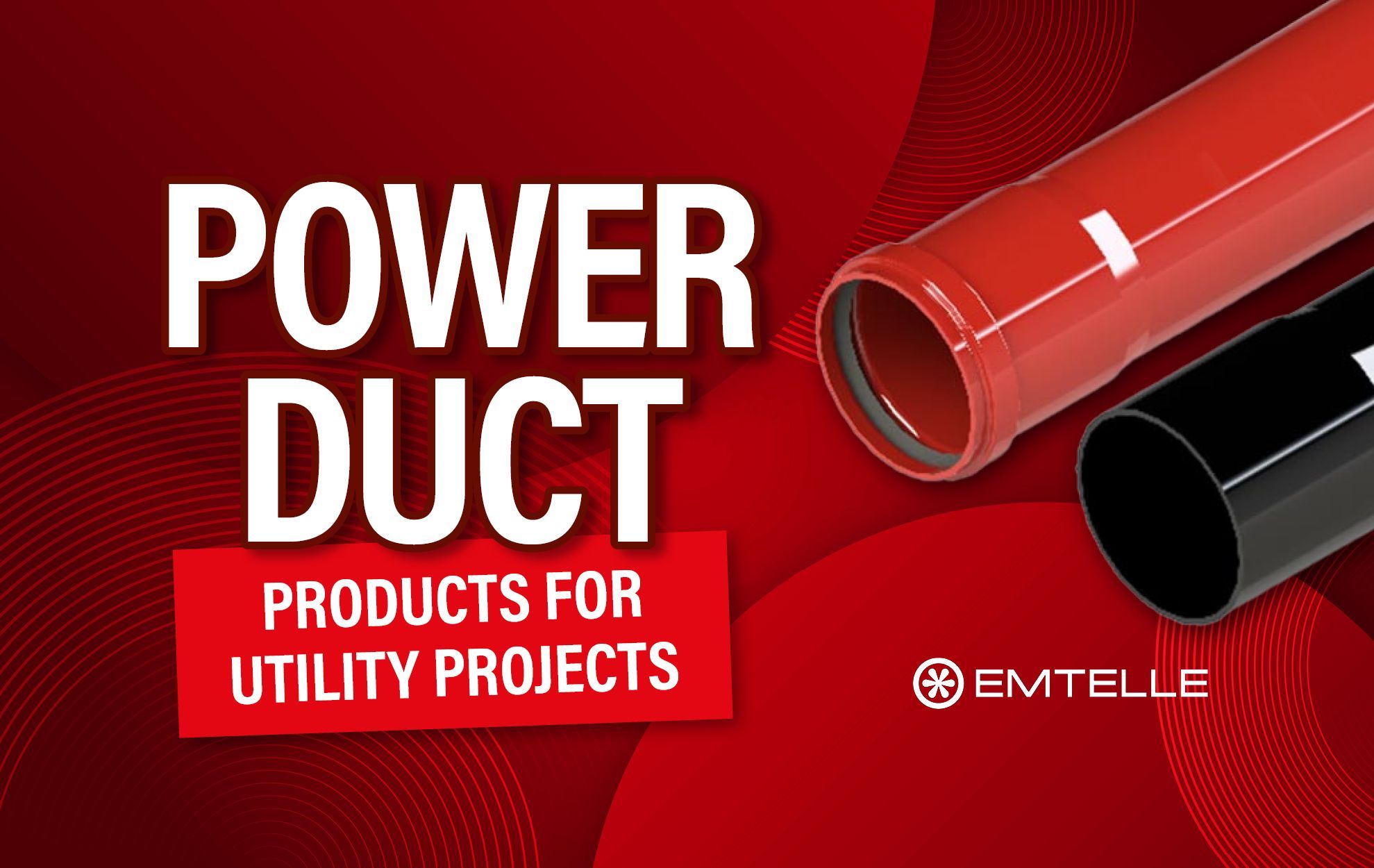 PE Pipelines Gas and Water products for mains to meter