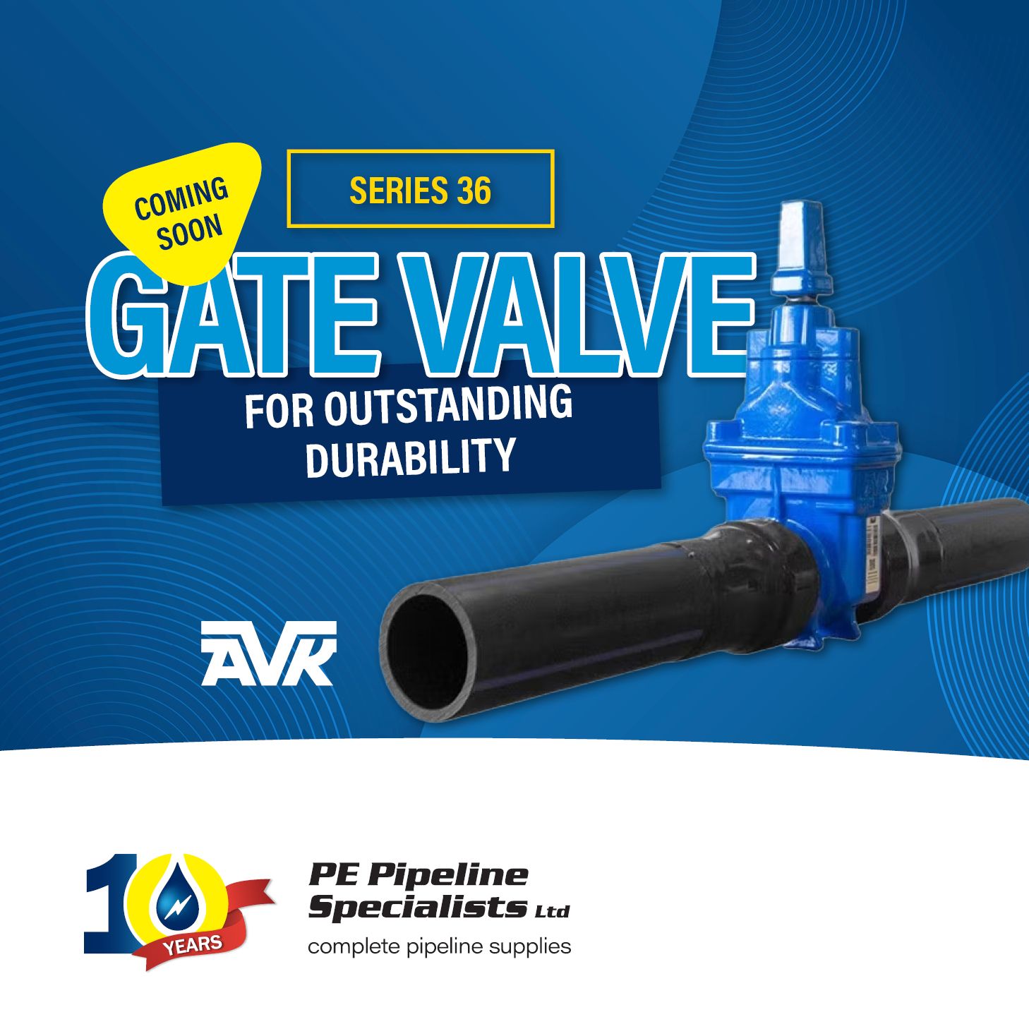 Coming soon: New Series 36 gate valve from AVK - PE Pipelines