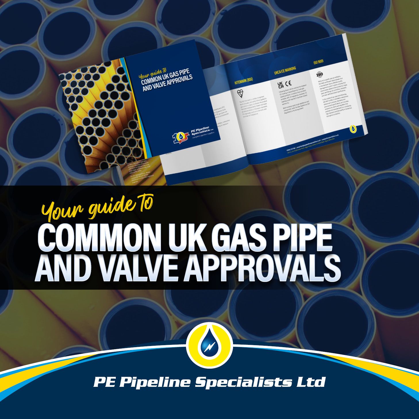Common UK gas pipe and valve approvals - PE Pipelines